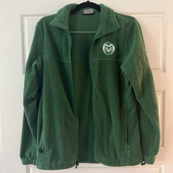 Columbia | Sweaters | Csu Rams Zip Up Fleece | Poshmark